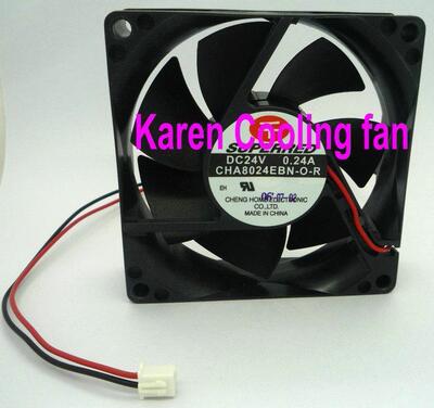 包邮全新原装千红CHA8024EBN-O-R  8025 DC 24v 0.24A风扇