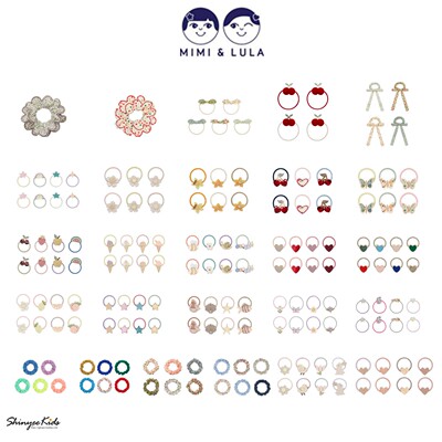 Shinyee▲mimi lula ss26春夏女童蝴蝶结樱桃发绳发圈星星头绳