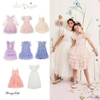 6ZShinyee▲tutu du monde hs24春夏女童连衣裙纱裙公主裙礼服