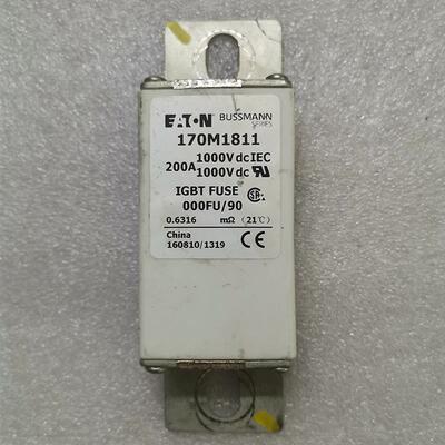 巴斯曼BUSSMANN新能源车原装原厂熔断器保险170M1811 200A1000VDC