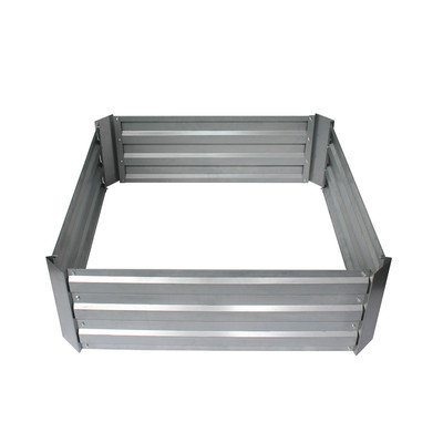 种植箱花箱蔬菜种植花床架镀锌花园床金属花盆金属花床户外床