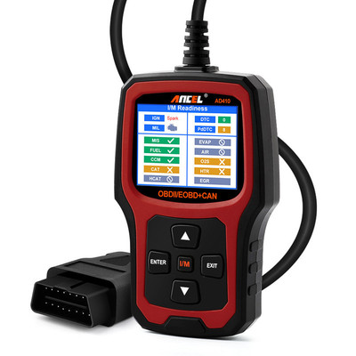 热销AncelAD410OBD2DiagnosticToolAutomotiveScanner