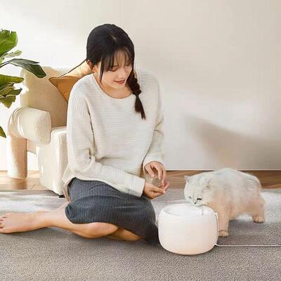 xcho猫咪饮水机宠物喂水器自动循环喝水碗流动过滤水盆宠物水碗