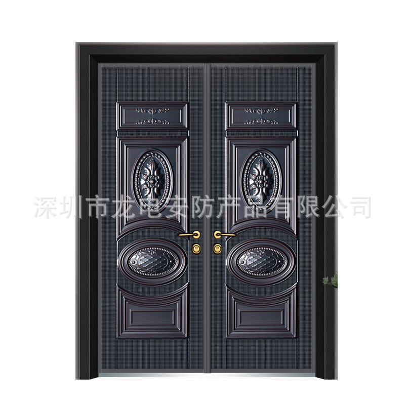 热销广东厂家铝子母门别墅大门高端住宅酒店铸铸铝门入户门防盗门
