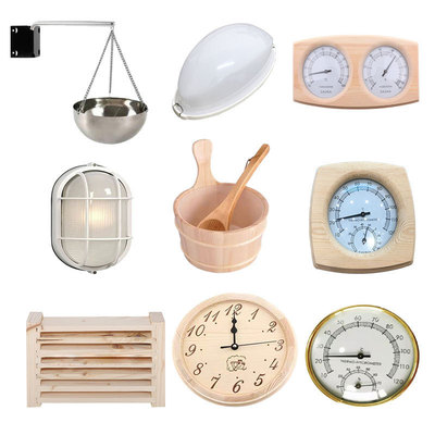 桑拿房汗蒸设备木制桑拿钟 桑拿木钟 桑拿房配件 sauna 木设备