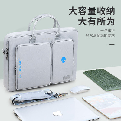 适用于外星人M18r2/M16电脑包18寸笔记本X14/X15/X16 X17加厚绒M15/M17手提单肩背包装键盘14 15.6 16 17.3寸