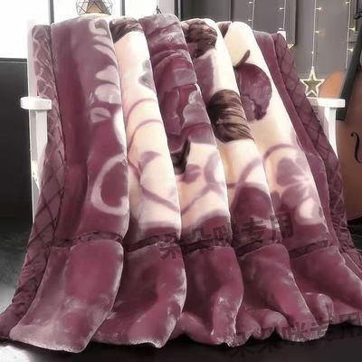 学生宿舍床单舍尔毛毯双层加厚婚庆大红盖毯冬季单双人毯子拉包邮