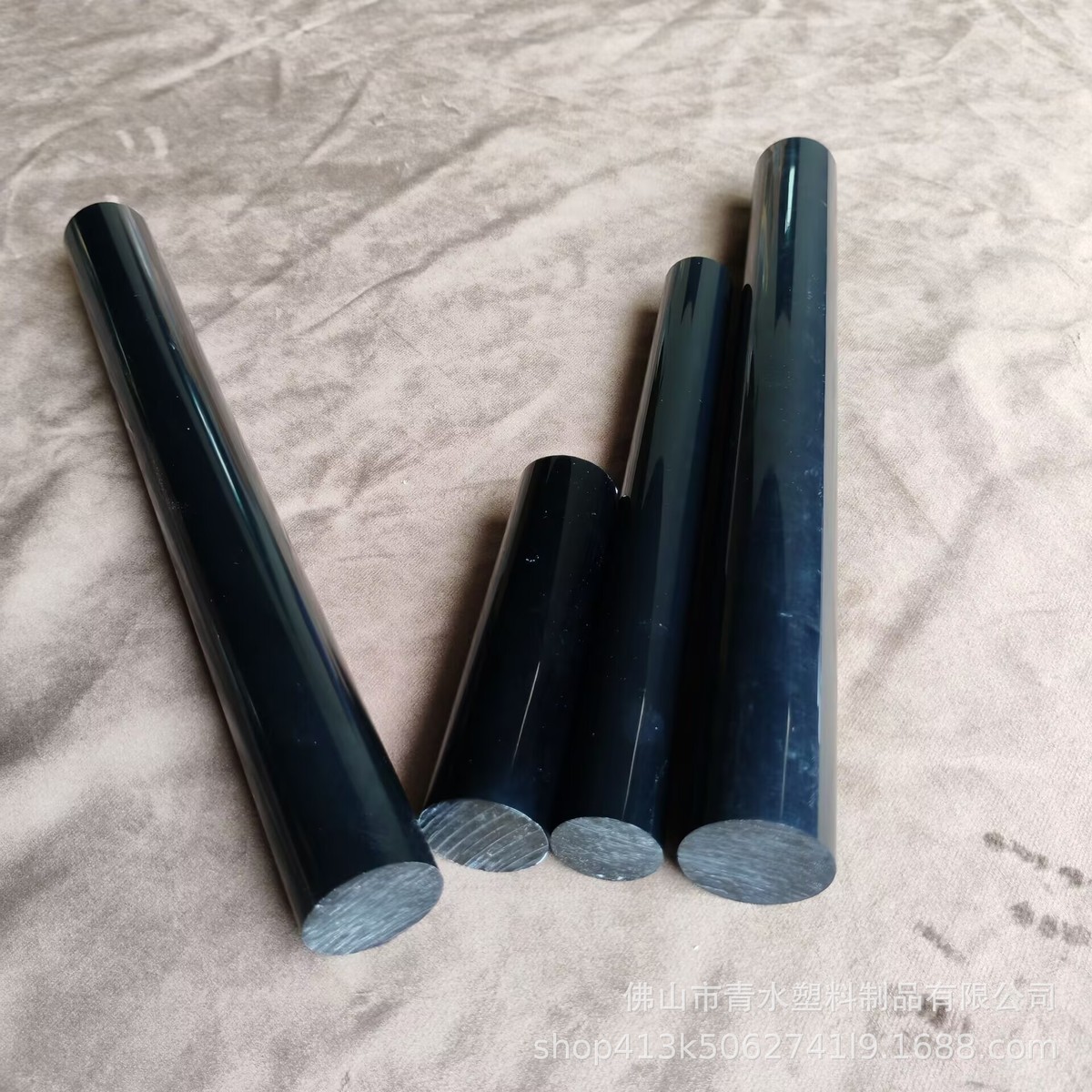 厂家批发实色黑色圆棒有机玻璃亚克力实心pmma黑色棒柱棍灯饰装饰