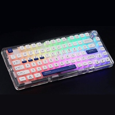 摩斯密码键帽四面透光pbt支持wooting醉鹿g60小夜64山城hm66ez63