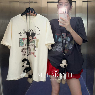 ME KAKAMEE-大版短袖T恤(配米奇公仔)（含100棉料）(不含下装)957