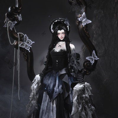 DollZone3分新娃夜蝶71女体无面妆全套裸娃BJD娃娃DZ官方原创