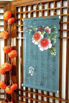 餐厅墙面装饰壁饰挂件布艺壁挂