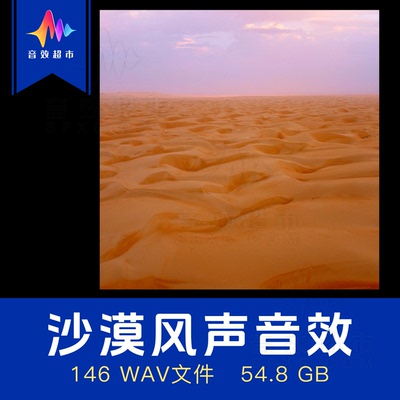 沉浸式沙漠风声音效库