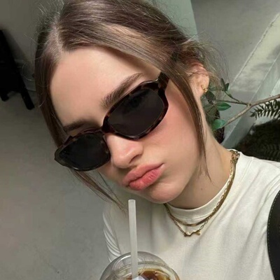 2026新款大框遮脸GM豹纹墨镜欧美风高级感防紫外线街拍太阳镜女潮