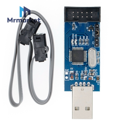 51 AVR 编程器 ISP USBASP下载器 USBISP 下载线