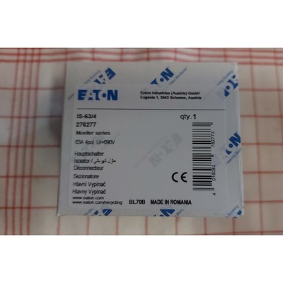 EATON Hauptschalter, IS-63/4, neu , Rechnung, sofort lieferb