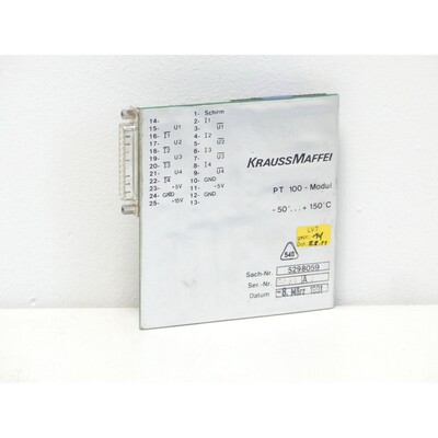 Krauss Maffei 5298059 PT 100 -Modul - 50°. . . + 150°