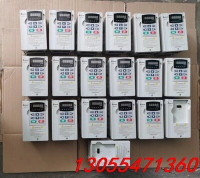 议价VFD007B23A原装台达220V0.75KW变频器 测试