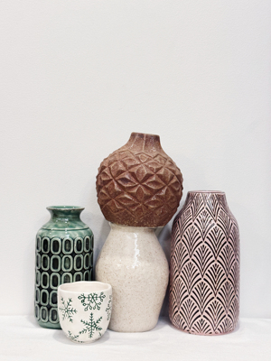 外贸出口 孤品 陶瓷花瓶 花器 花盆 手握杯  工具桶