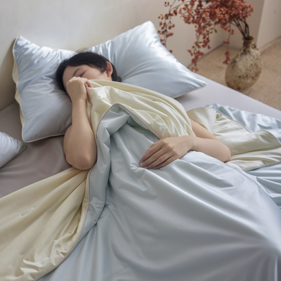 冰力十足丨A类冰丝凉感被空调被夏凉被夏季可机洗大豆纤维薄被子