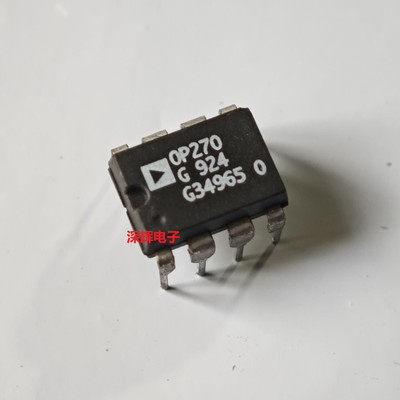 直插 OP270GP OP270G GPZ进口拆机运算放大器IC芯片 DIP-8 可直拍