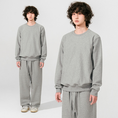 BPCALL 24AW 1.0卫衣圆领合身基础款520g重磅棉加绒秋冬男女通款