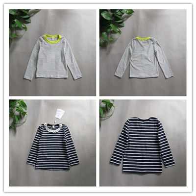 休闲条纹纯棉长袖打底衫童装