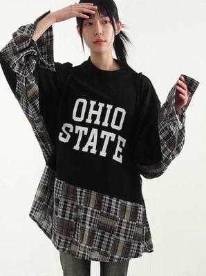 常规宽松棉质衬衫韩国代购