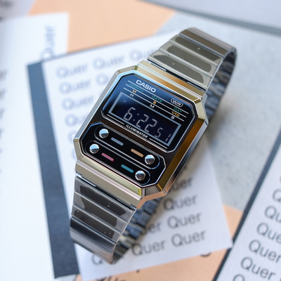 卡西欧CASIO小方块手表a100