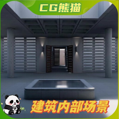 UE4虚幻4 Architectural Interior Assets - Concrete Pack 建筑