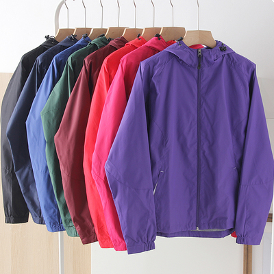 连帽拉链衫徒步登山夹克外套男女