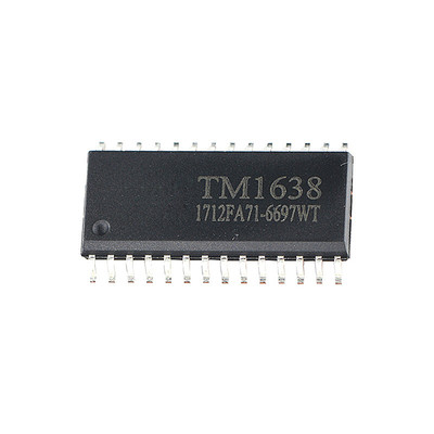 贴片 TM1638 发光二极管显示器 驱动控制专用IC SOP-28