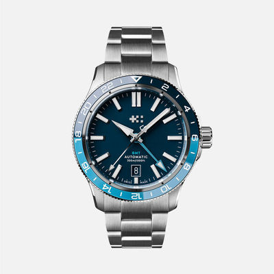 瑞士自动机械夜光双时区男士商务