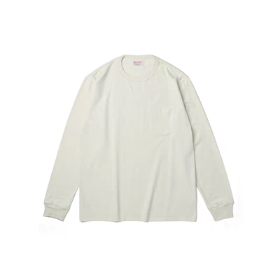RiskRider sportswear全棉口袋长袖Tee埃及长绒棉 GIZA86 R2078-L