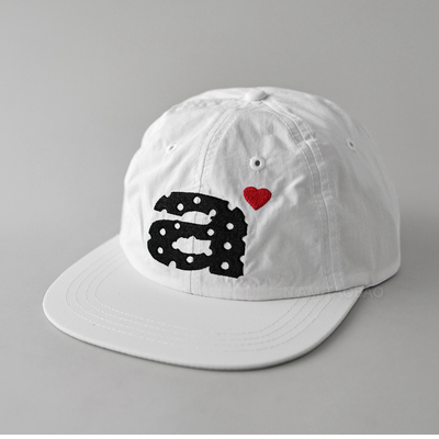 贴布大字母速干平檐棒球帽