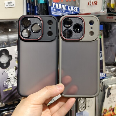 WAKES适用苹果iPhone17 Pro手机保护壳磨砂半透明硬壳外套全包软边硅胶防摔简约摄像头全包亲肤感防指纹双色