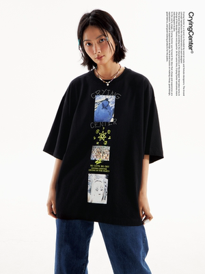 烫钻短袖CryingCenter青春流行