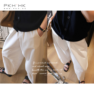 时髦PKH.HK2024春夏松弛锥形裤