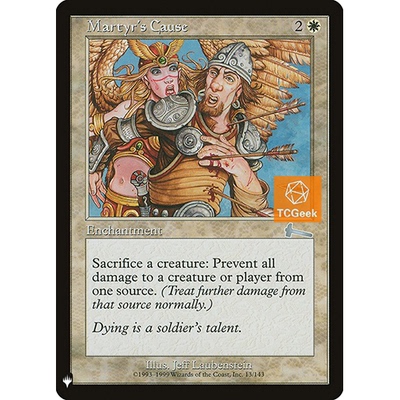 【莎莎的小窝】万智牌 殉道者的缘由 Martyr's Cause MB1 英文