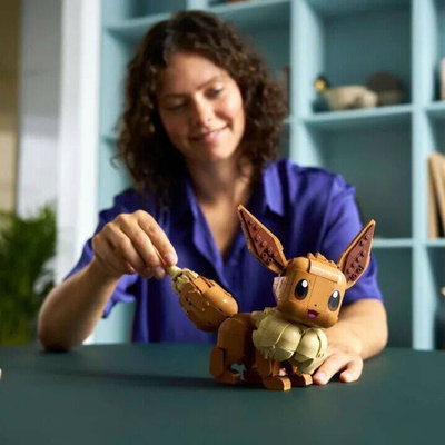 神奇宝贝伊布口袋妖怪模型男女孩儿童拼装积木玩具礼物摆件72151