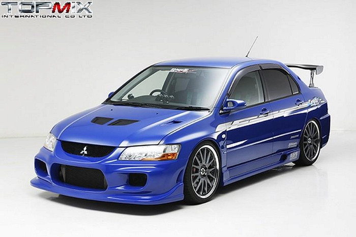 Mitsubishi EVO VIII ings Style body kits 8代EVO改装包围
