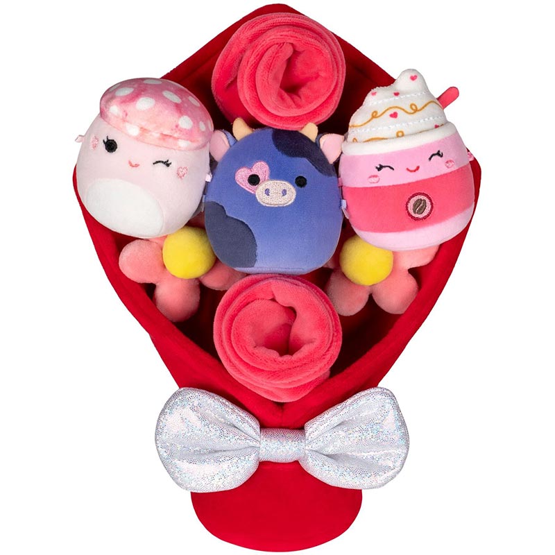 英国代购正品02.12 Squishmallows Valentine's Day 情人节花束