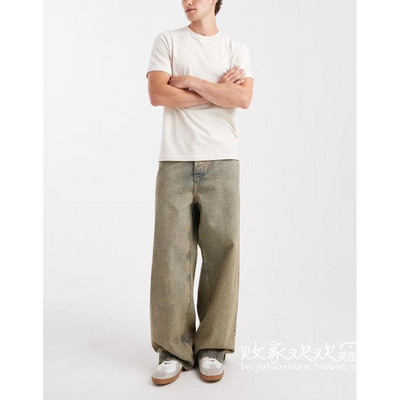 英国代购正品12.07 2025潮流导向 男装新款 休闲直筒舒适牛仔裤