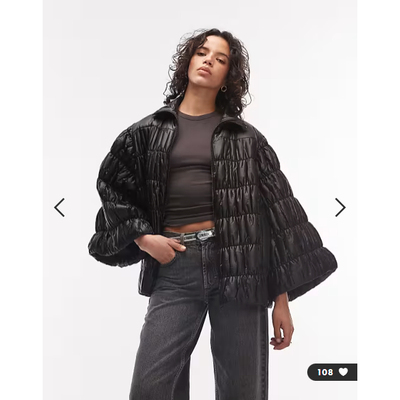 女装新款冬季高级填充羽绒夹克