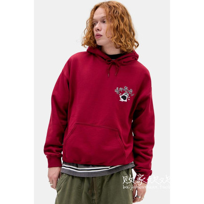 英国代购正品12.06 名品UO 男装新款 潮牌连帽图案长袖卫衣