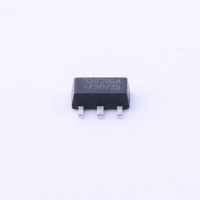 ME6206A25PG 线性稳压器(LDO) 输入6V 输出2.5V 300mA SOT-89