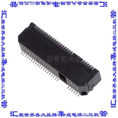 MEC8-125-02-L-D-RA1-TR 卡边缘连接器50POS母头2排0.8mm黑色镀金