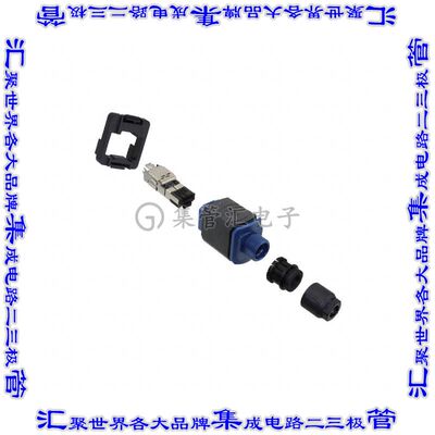 1987004-1 接插件连接器RJ45 PLUG,PUSH-PULL,ASSY,C AT5 ,
