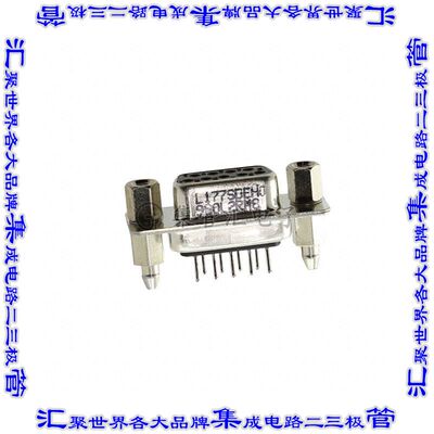 L177SDEH09SOL2RM8 连接器9POS插座母插口2排D-Sub通孔