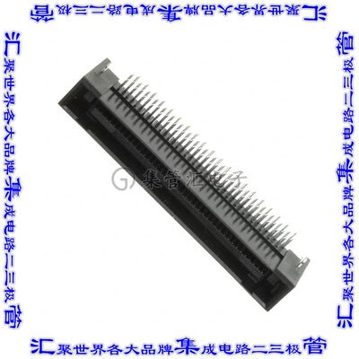 TX25-80P-LT-H1E 板对板连接器80POS插头中央触点带2排1.27mm通孔